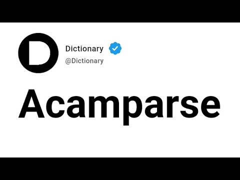 Acamparse Meaning In English
