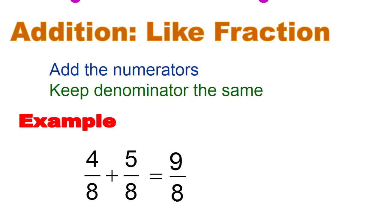 Elementary Algebra - Lesson 5 - Fractions - Simplify - Least Common Multiple  - Add & Subtract