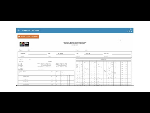 Introducing LeagueBoss - Replace the basketball paper scoresheet with a digital one!