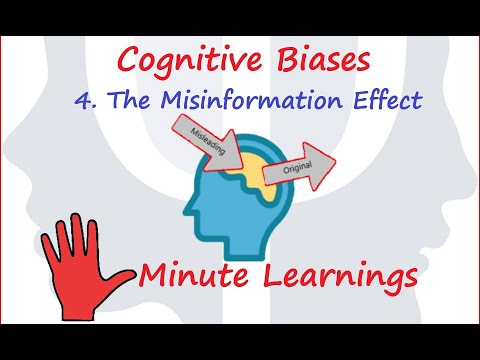 Cognitive Biases - The Misinformation Effect - False Memory - Learn in 5 Minutes