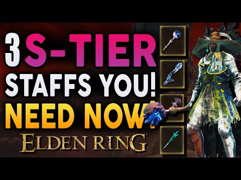 Elden Ring - 3 S-TIER STAFFS EVERY MAGE NEEDS! These OP Staffs Will Change Your Game!