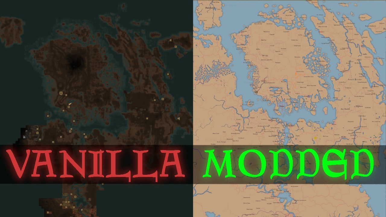 4 Mods That Transform Morrowind's Map! (OpenMW)
