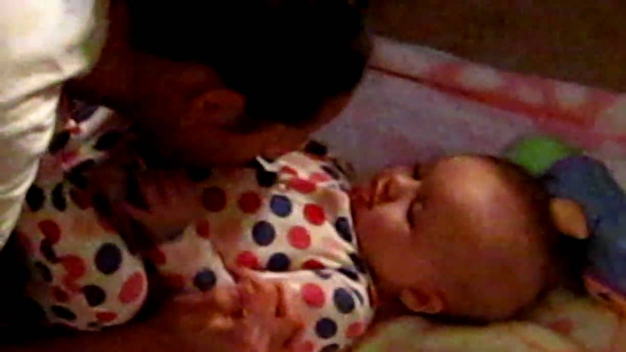 Mommy tickling Sophie