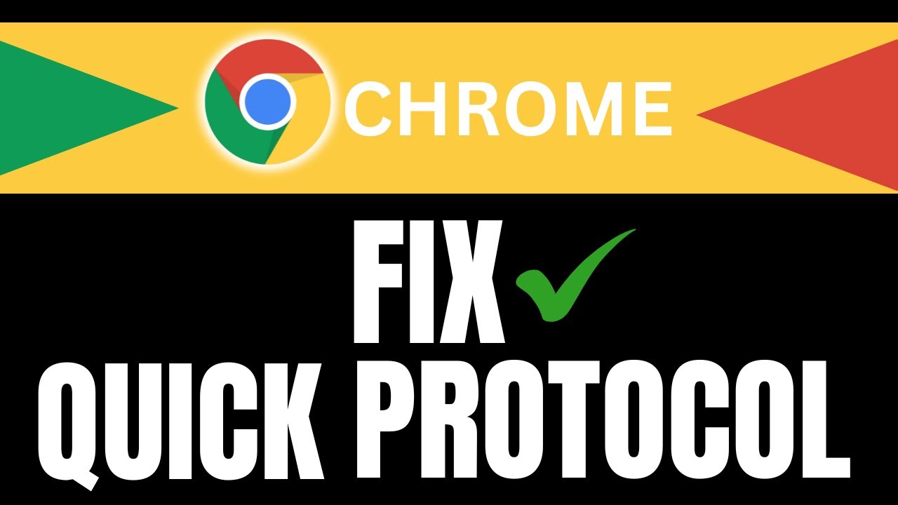 HOW TO Fix Connection Issues: Disable QUIC Protocol in Google Chrome