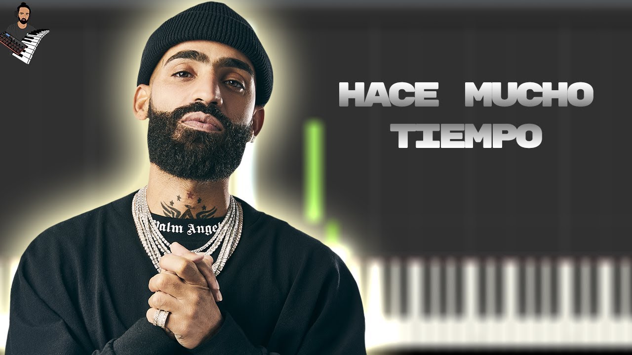 Arcangel - Hace Mucho Tiempo | Instrumental Piano Tutorial / Partitura / Karaoke / MIDI