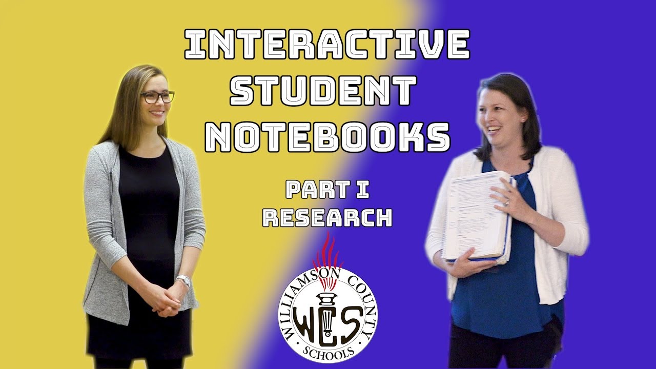Interactive Student Notebooks - Part 1: Research