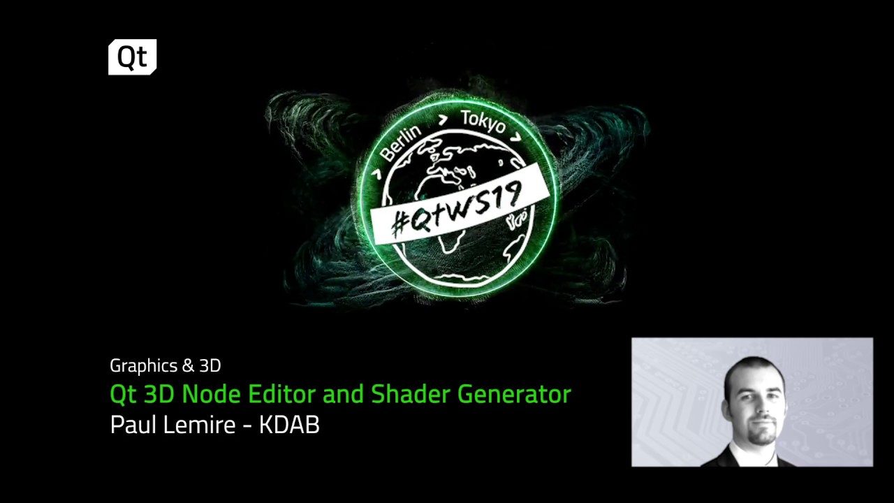 Provide a higher level of code with Qt 3D Node Editor and Shader Generator