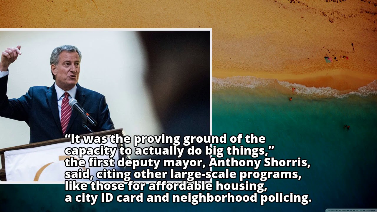 De Blasio Finds Biggest Win in Pre-K, but Also Lasting Consequences