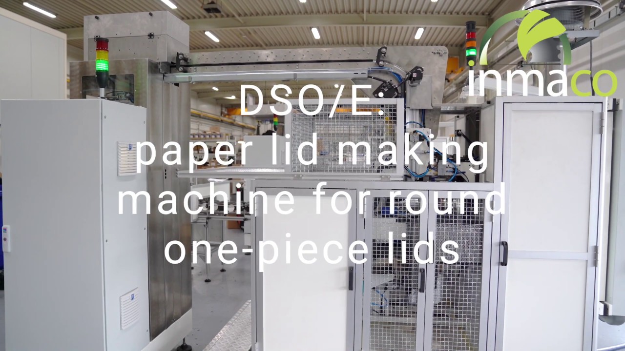 DSO/E: paper lid making machine for round one-piece lids