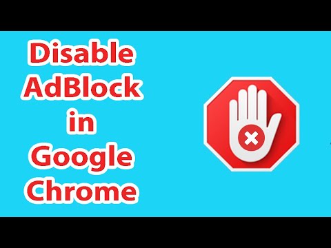 How to Disable AdBlock in Google Chrome | Uninstall AdBlock | Remove AdBlocker