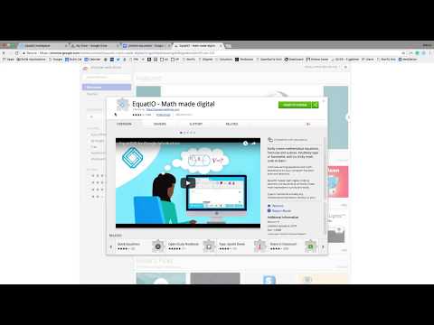 EquatIO Demo - Adding Equations & Graphs to Google Docs