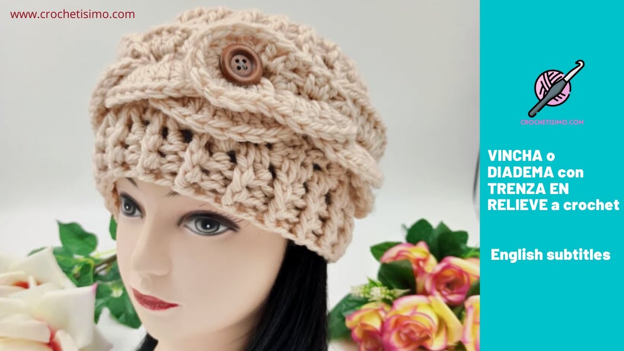 PATRÓN GRATIS Diadema Fácil a Crochet - Crochetisimo