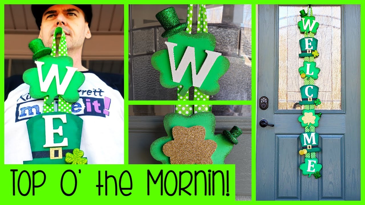 5 Foot Tall Front Porch Welcome Sign Door Hanger | Xcarve DIY