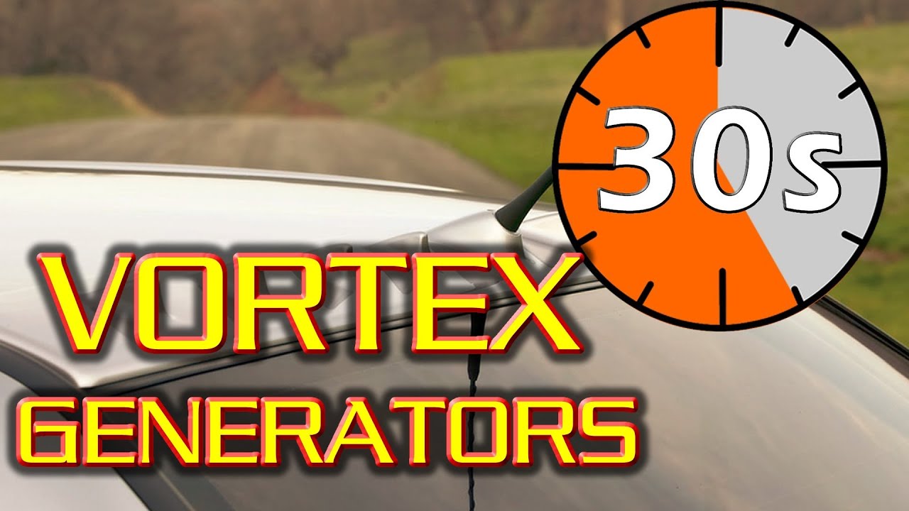 Vortex Generators Explained in 30 Seconds!