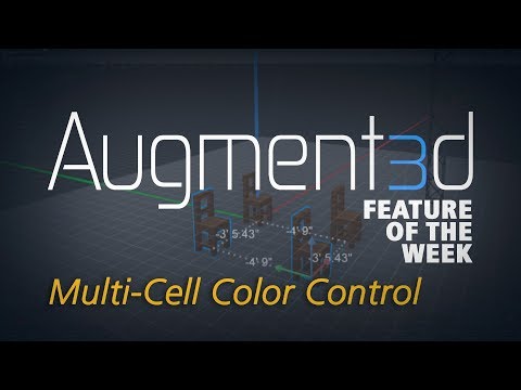 Augment3d Feature of the Week: Multi-Cell Color Control