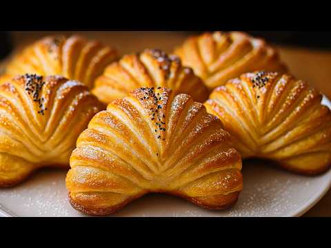 Diese Technik wurde viele Jahre lang geheim gehalten! Das schönste und einfachste Croissant der Welt