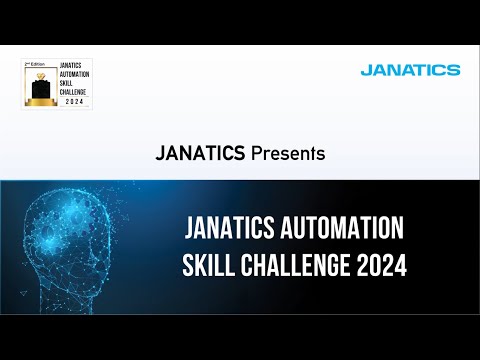 2ND EDITION OF JANATICS AUTOMATION SKILL CHALLENGE - 2024