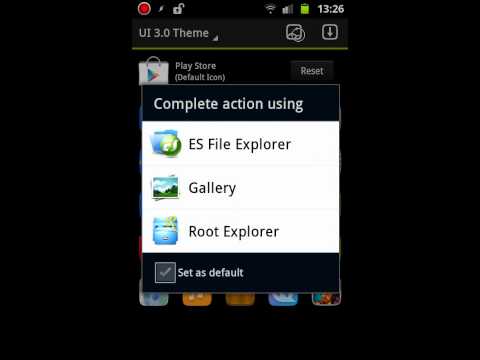 GO Launcher EX custom icon