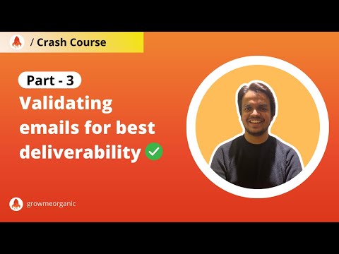 Validating emails for best deliverability | B2B Prospecting with Anant Gupta