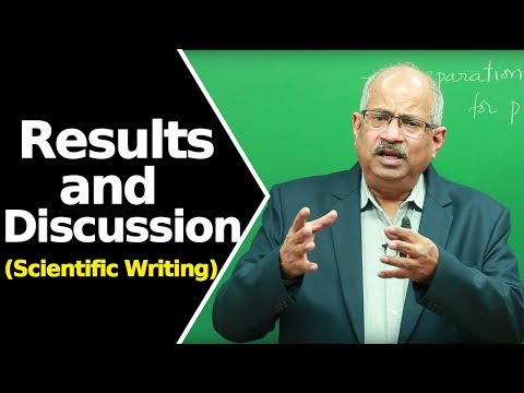 Results and Discussion | Scientific Writing |