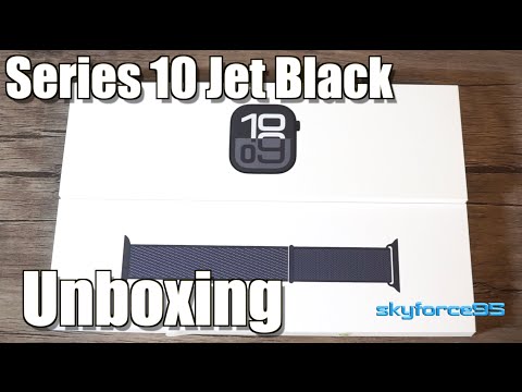 Apple Watch Series 10 (Jet Black) GPS 42mm with Sport Loop Unboxing