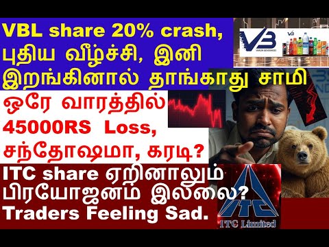 45000 Rs Loss, சந்தோஷமா bear market? ITC share, siemens share, nmdc share, tcs share, VBL share.