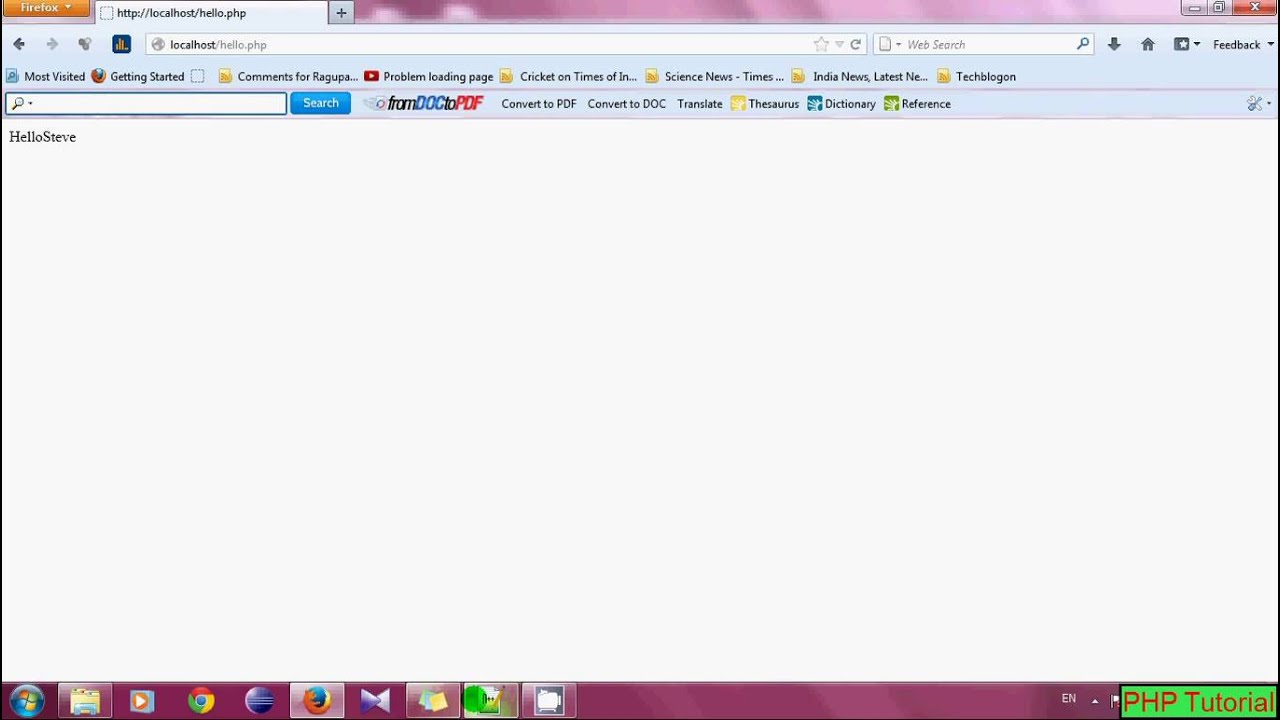 PHP Tutorials   Functions with Parameters and Return Value