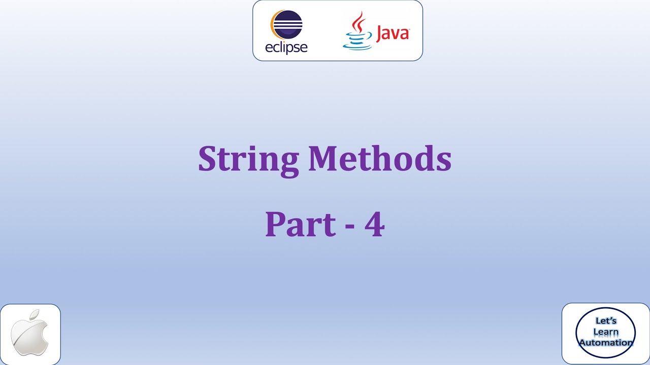 33. String Method Part - 4