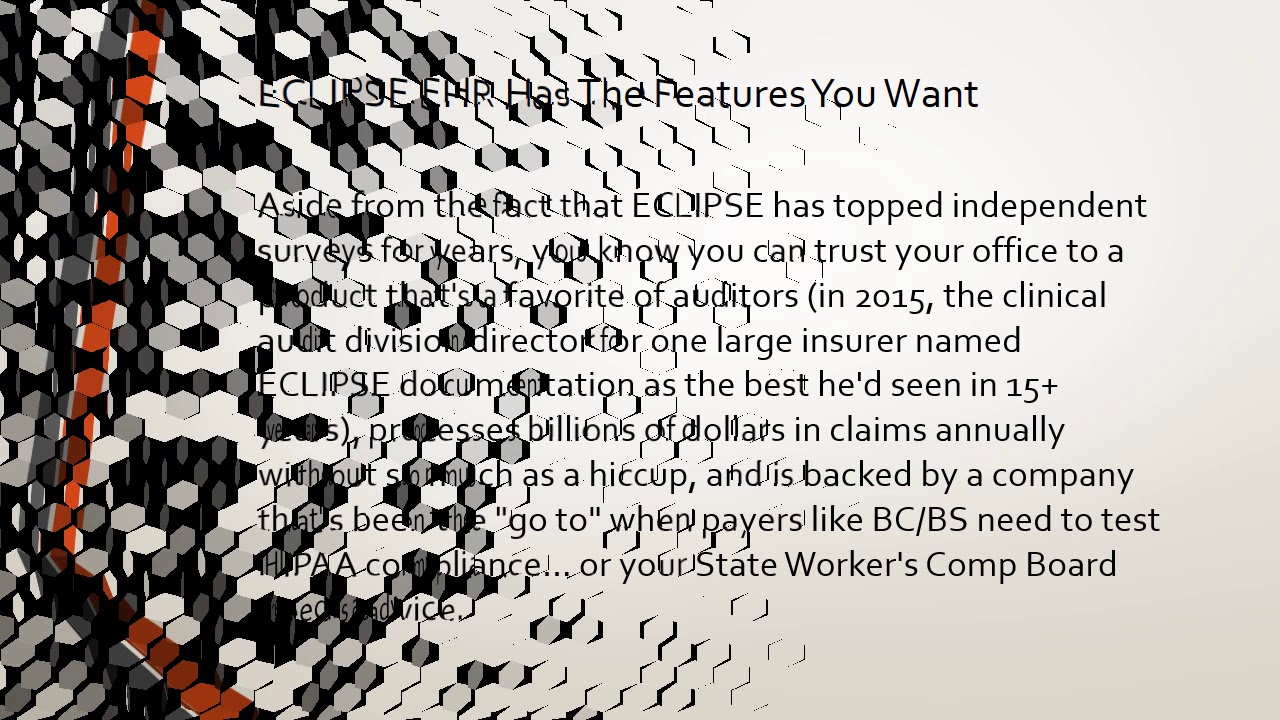 Eclipse EHR Software Customer Testimonial & Software Review