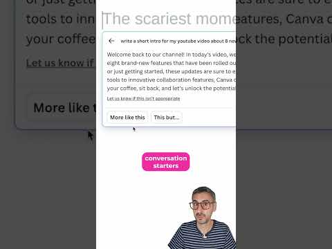 Canva's AI Magic Write feature has improved!