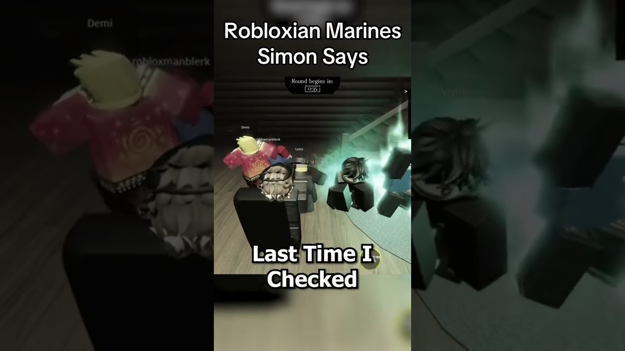Robloxian Marines Simon Says #roblox #forsaken #gaming #funny