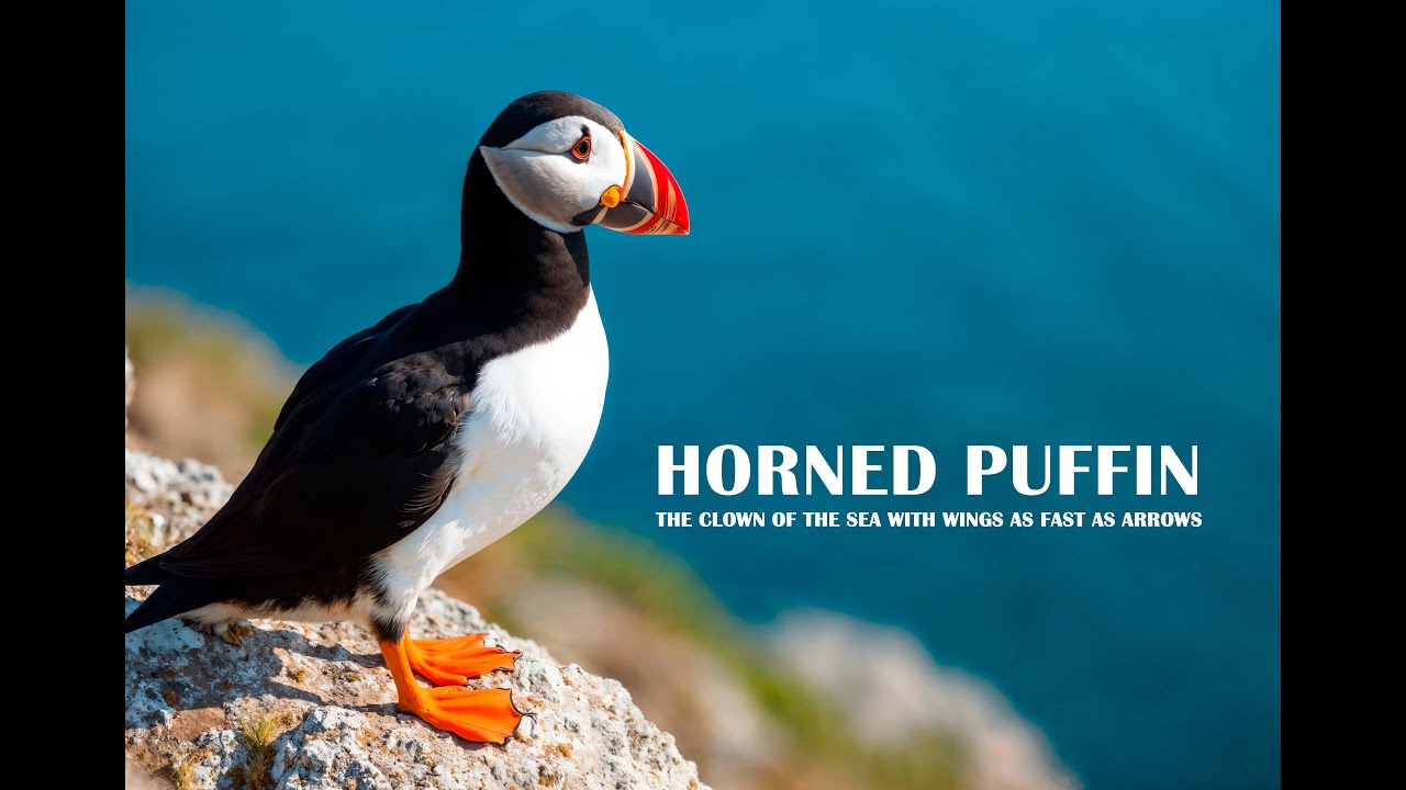🪶 Horned Puffin – “The Clown of the Arctic Ocean” | A Child Exploring Nature