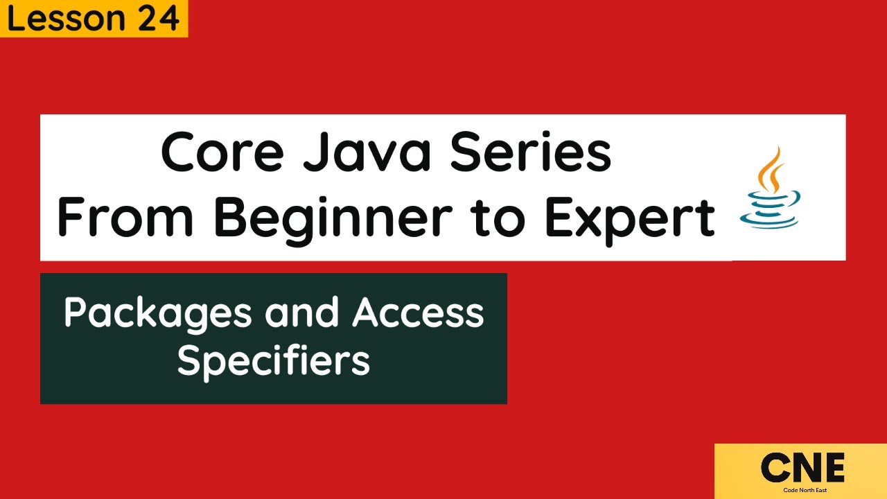 Lesson 24 - Packages and Access Specifiers in Java | Core Java Tutorial For Beginners