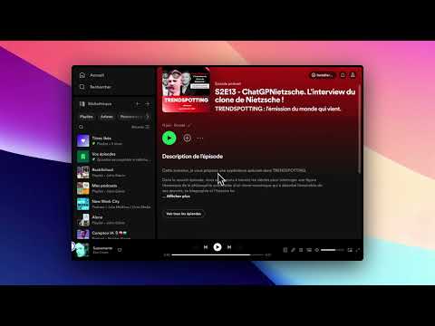 Embed a Spotify podcast in your Memory