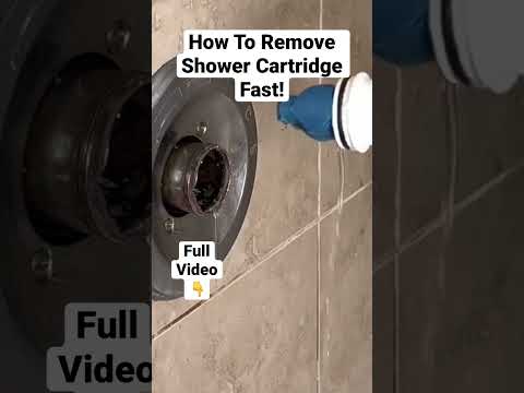 How to Change Remove a Shower Faucet Cartridge How to Repair a Delta Tub / Shower Valve #shorts