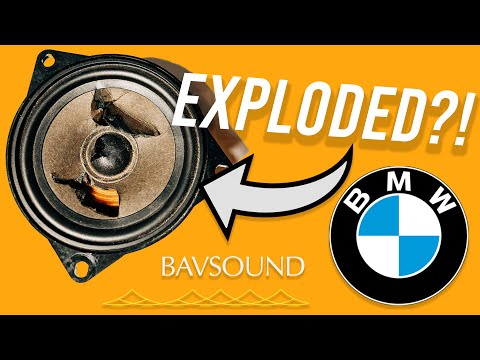 My BMW speaker EXPLODED - Here's how I fixed it