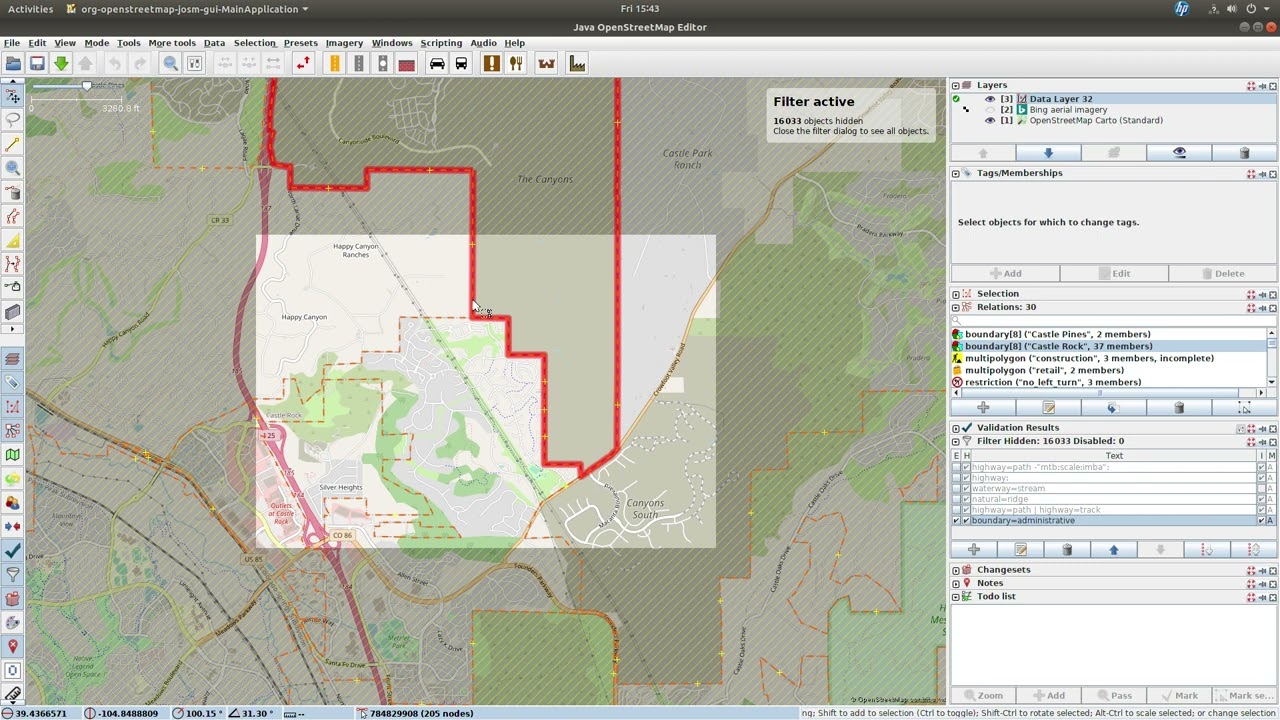 Editing Boundary Relations in OSM