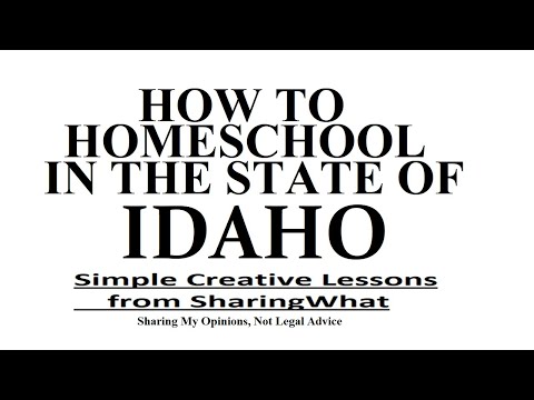 How to Homeschool in the state of Idaho, Homeschooling, ID Home School Curriculum, Portfolio Ideas