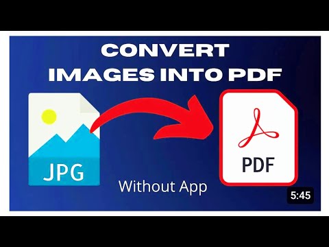 How to Convert From JPG to PDF || how to convert image to PDF (2024)