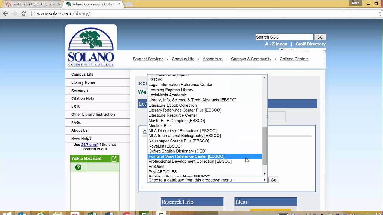 Research Process Databases Access