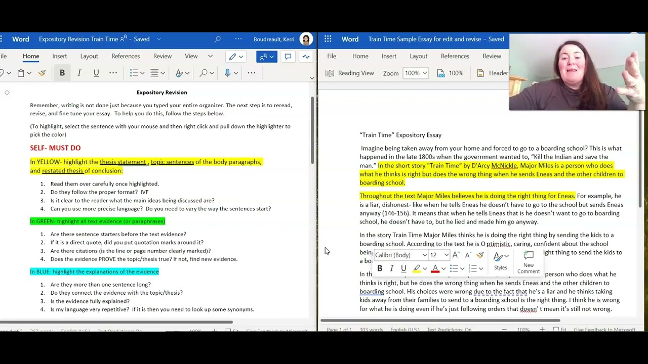 Practicing Revising and Editing