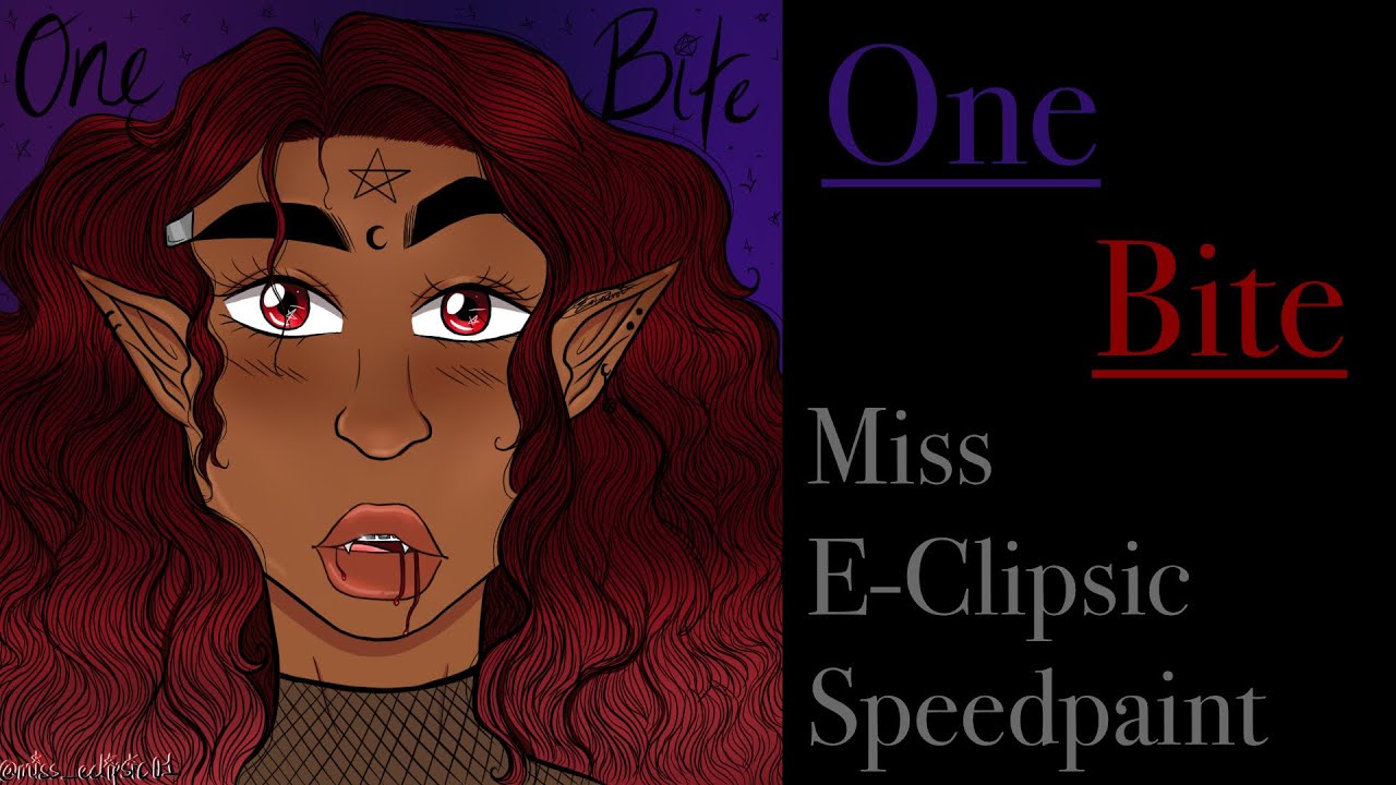 One Bite ~ Vampire Girl Speedpaint
