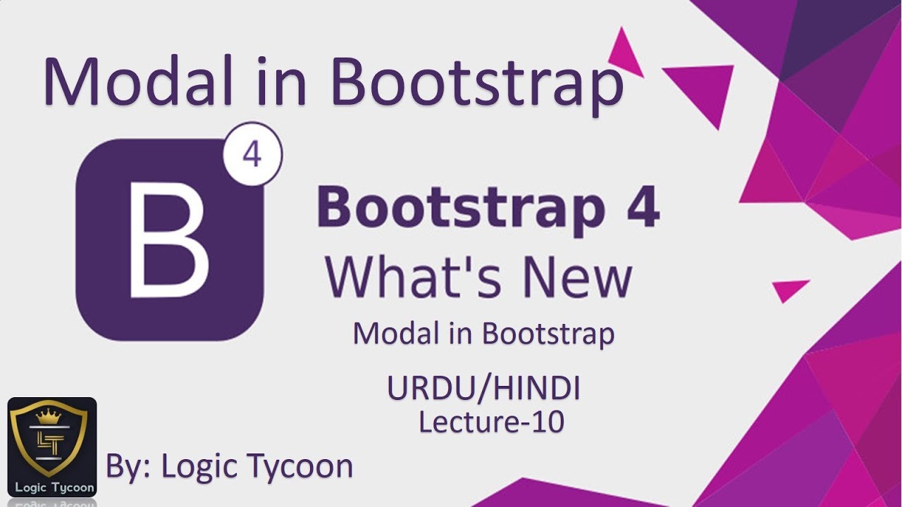 Modal in Bootstrap-4 Lecture-10