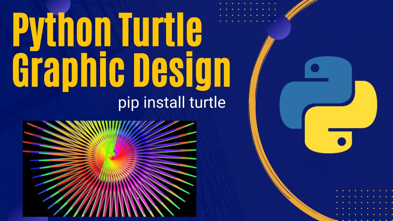 How to Design a Beautiful Graphics Animation with Python #01 | Python turtle Graphic |