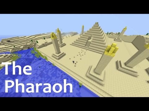 Minecraft Desert Build: The Pharaoh's Pyramid Minecraft Project