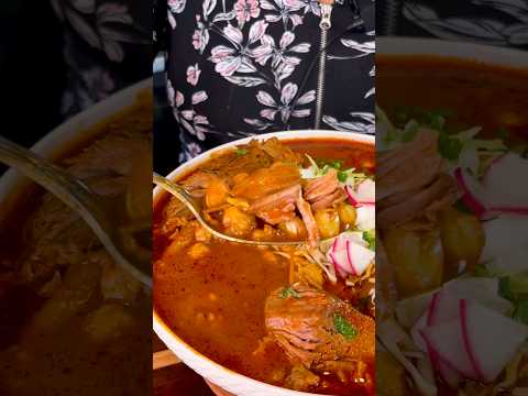 Pozole Rojo de Puerco #shorts