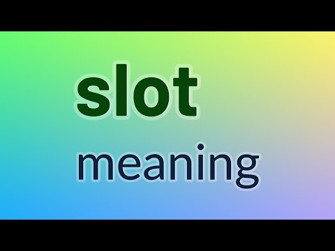 Slot - 70 English Vocabulary Flashcards