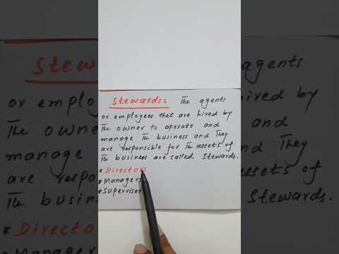 Meaning of Stewards || What is Steward