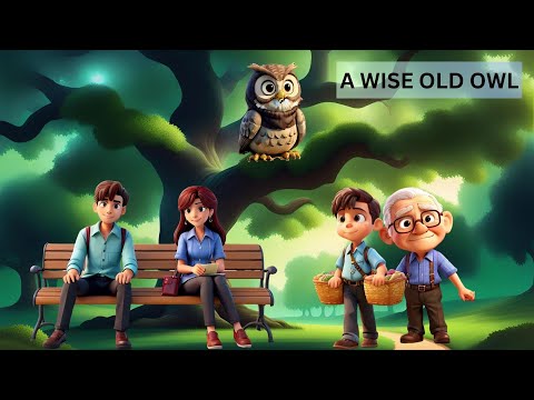 A Wise Old Owl | Moral Story for Kids | Talk Less, Listen More