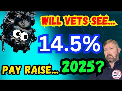 14.5% Military Pay Raise 2025 - Will Veterans See Any? VA Benefits Pension - #veteran #vet #military